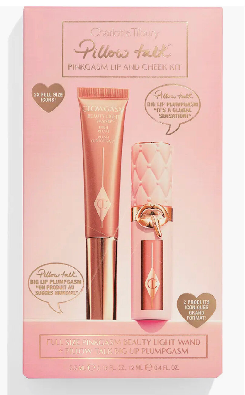 Charlotte Tilbury Набор для макияжа Pinkgasm Lip and Cheek Kit