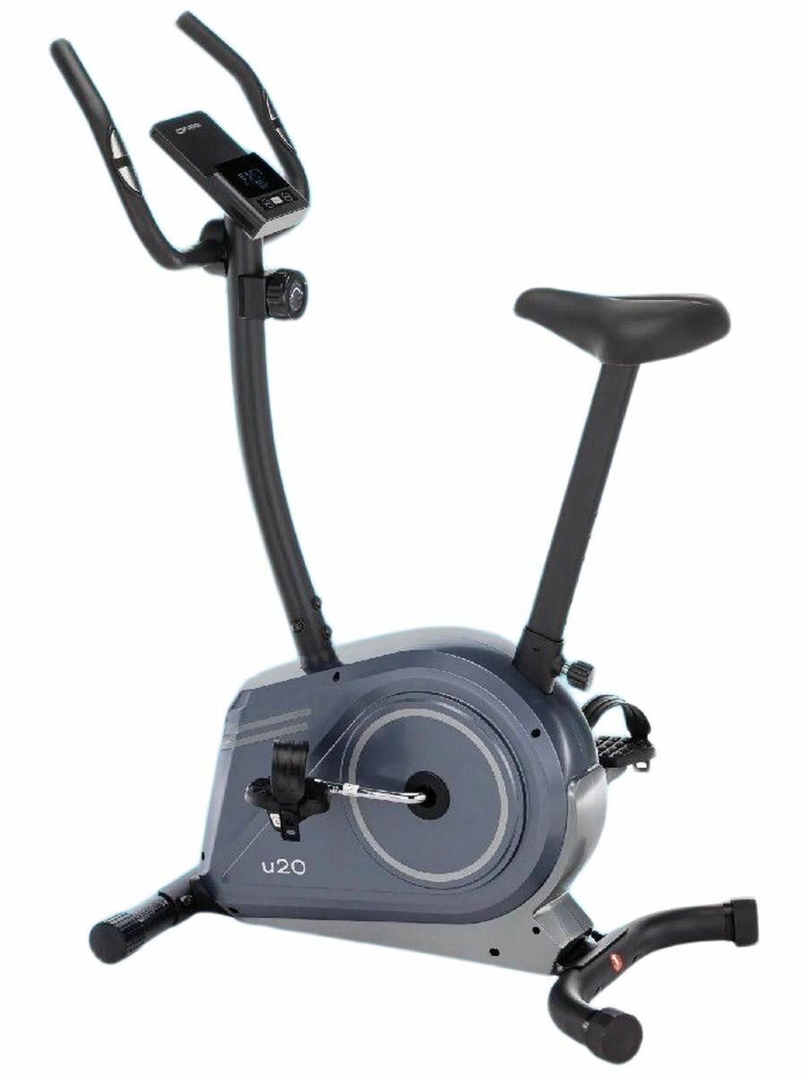 Велотренажер Carbon Fitness U20, магнитный, до 120кг, 8 уровней, черный/серый