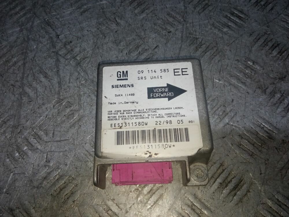 Блок управления подушкой безопасности Opel Corsa B