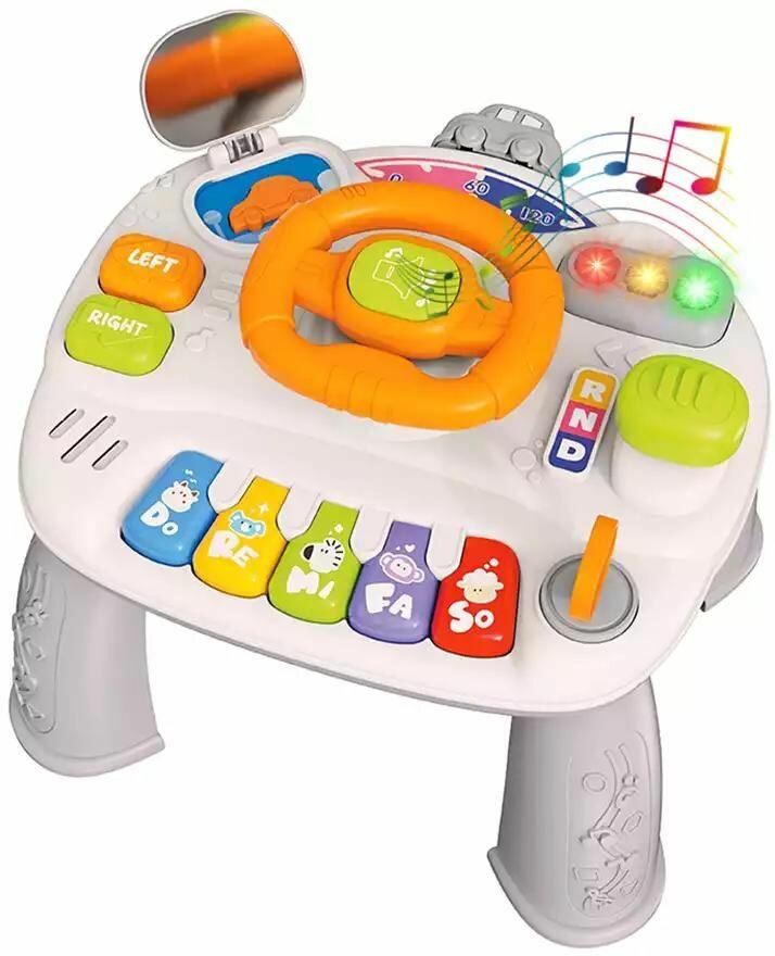 Игровой столик КНР развивающий, "Сам за рулём", 25х25х21,5 см, на батарейках