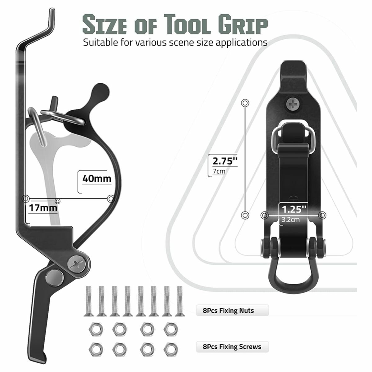 6 креплений для багажника на крышу, металлические резиновые хомуты, комплект держателей (черный)