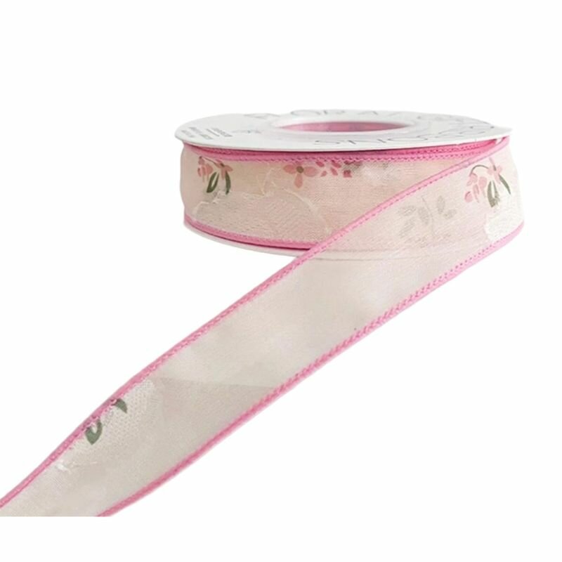 Цветочное украшение для подарка ручной работы своими руками-серпантин-Слегка пьянящий розовый язык