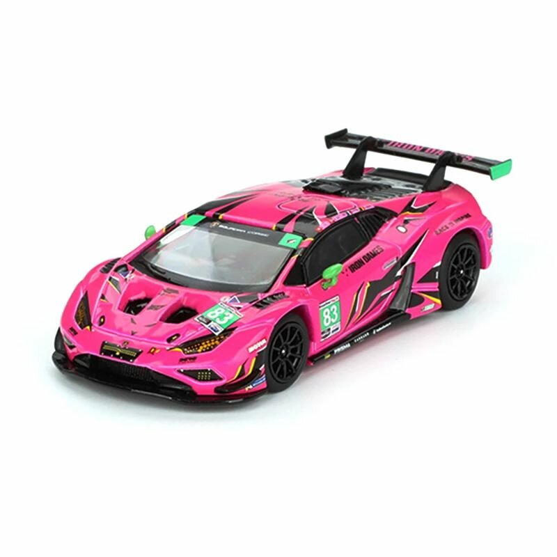 Машинка Mini GT 1/64 Lamborghini Hurac n GT3 EVO2 #83 Iron Dames IMSA 2023 Daytona 24 Hrs LHD Diecast Scale Model Car