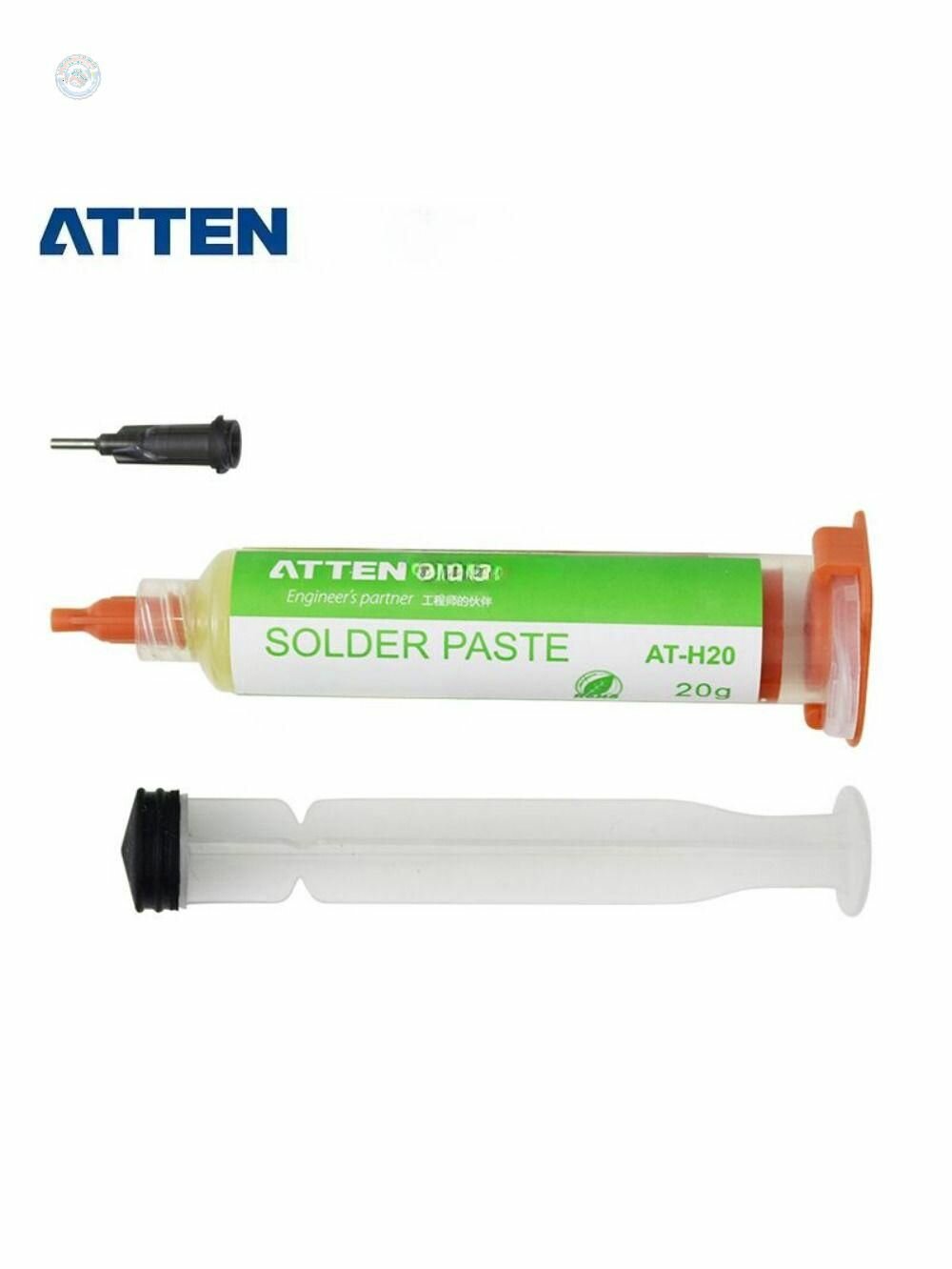 Паяльная паста AT-H20 с канифолью высокой чистоты, флюс для точной пайки микросхем, универсальная паста для пайки электроники и ремонта