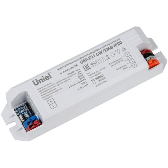 Блок аварийного питания Uniel UET-E21 6W/EMG IP20