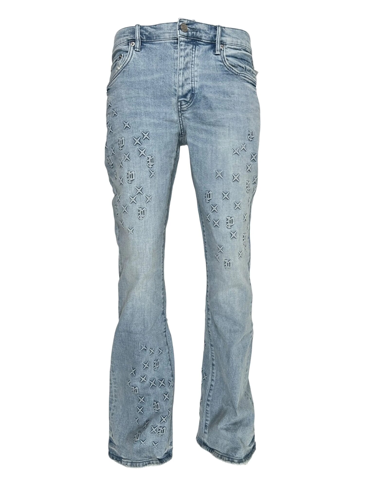 Джинсы Embossed flared jeans 