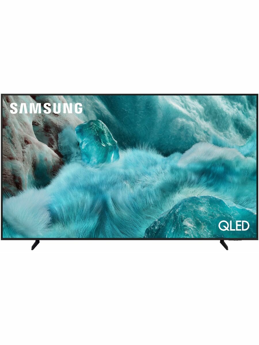 Телевизор Samsung QE85Q7FAAUXRU QLED, диагональ 85", разрешение 4K, Wi-Fi, черный