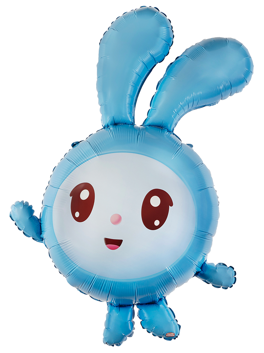 Воздушный шар с гелием фольгированная фигура Малышарики Крошик 1шт 117 см