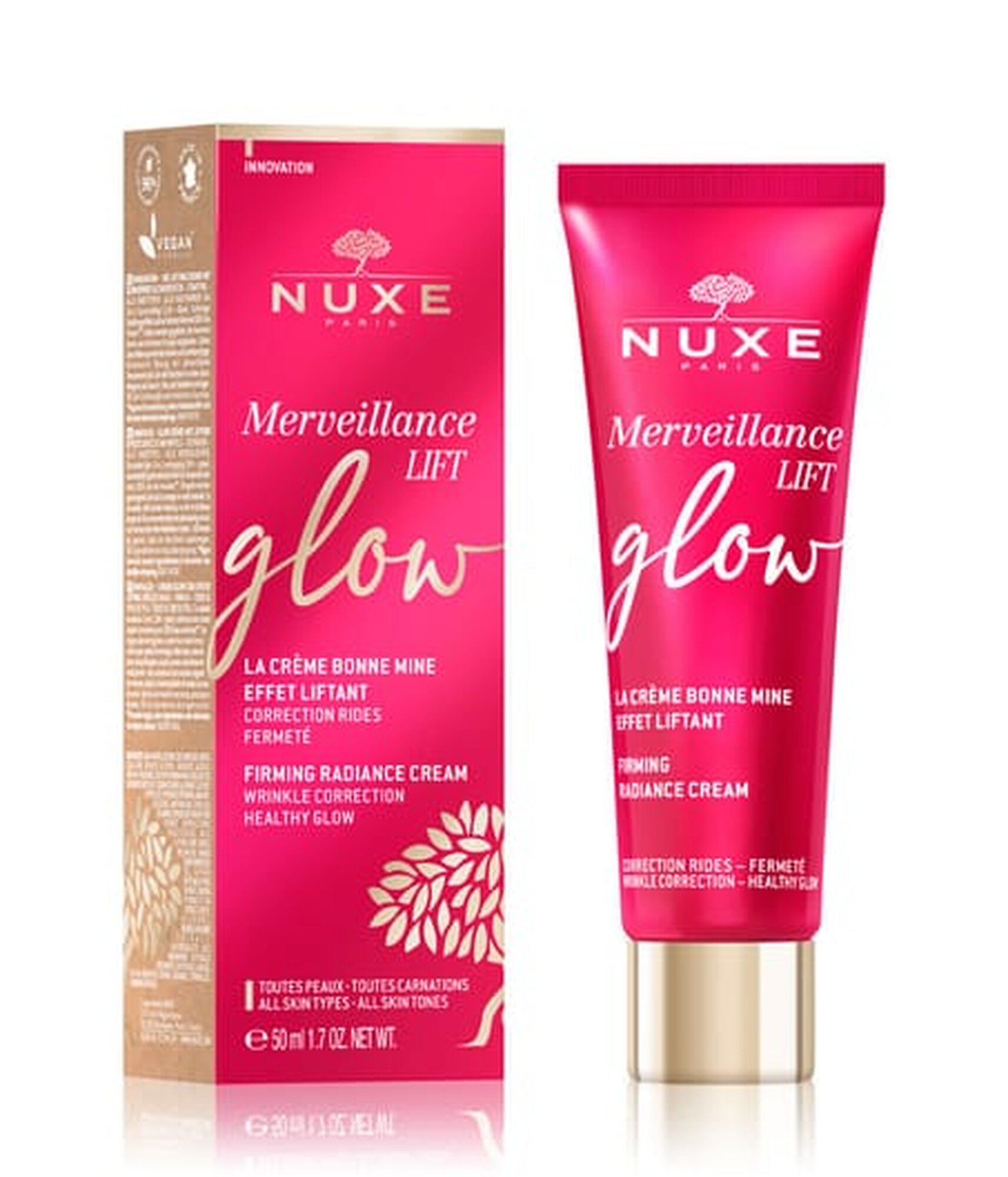 BB-крем Nuxe Merveillance LIFT Glow, 50мл, лифтинг-эффект, без парабенов