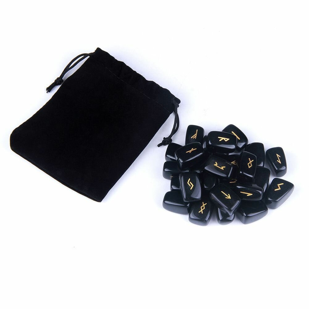 Руны из камней, натуральные камни, гадание, руны скандинавские.