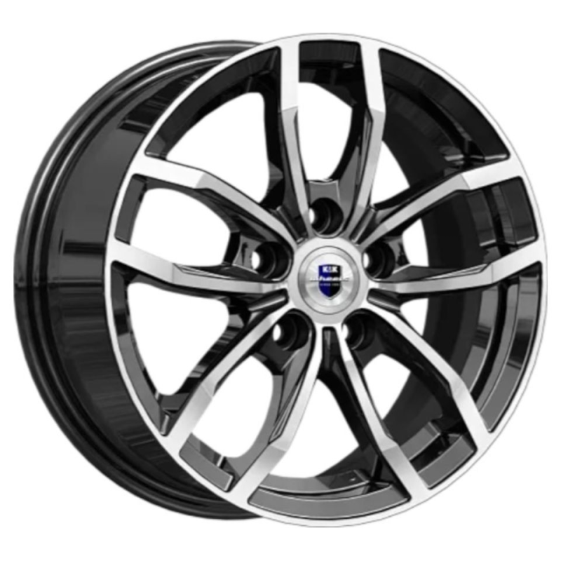 Диск колесный КиК Фрост 6,5x15 5x108 Dia63.4 ET50 цвет алмаз черный