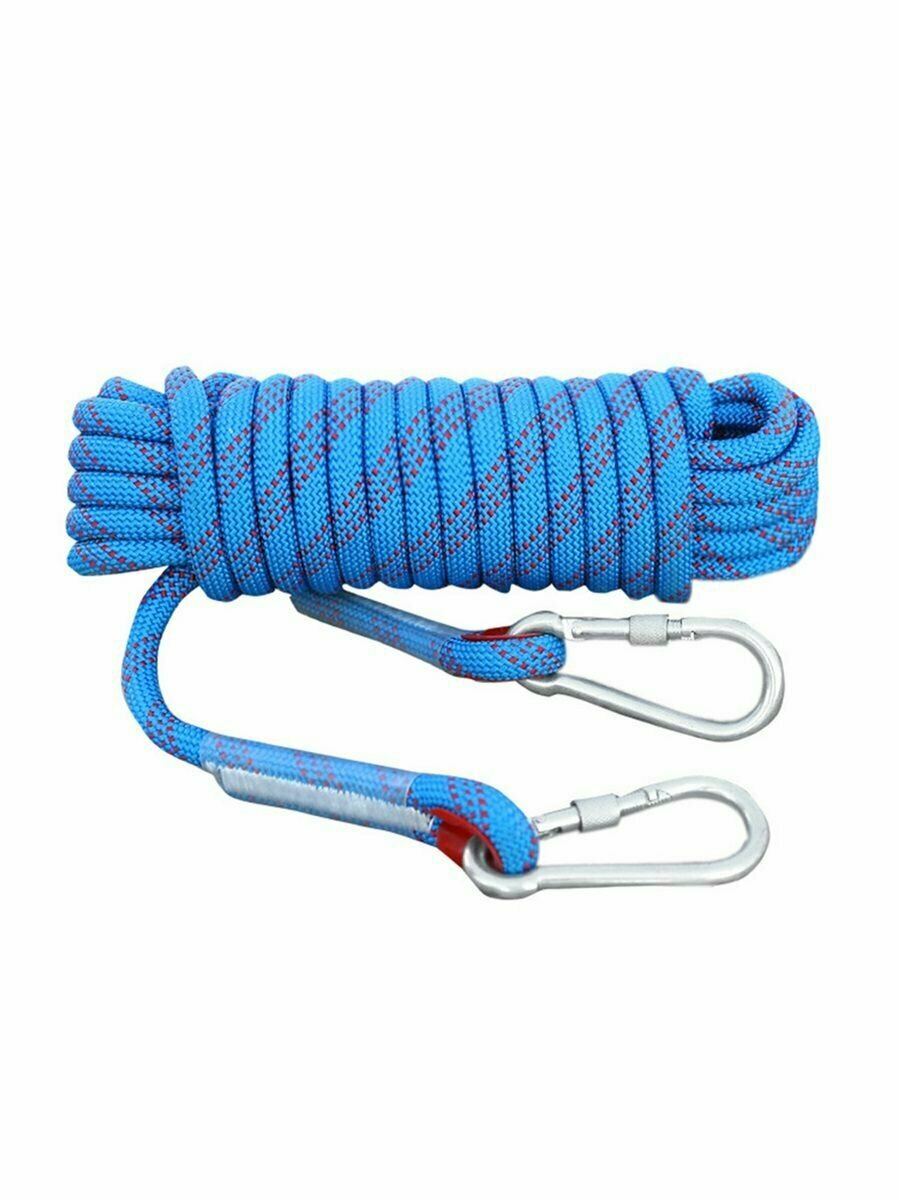 10 мм уличная веревка для скалолазания 10 м 20 м 30 м статическая веревка для пожарно-спасательной безопасности, скалолазания и побега