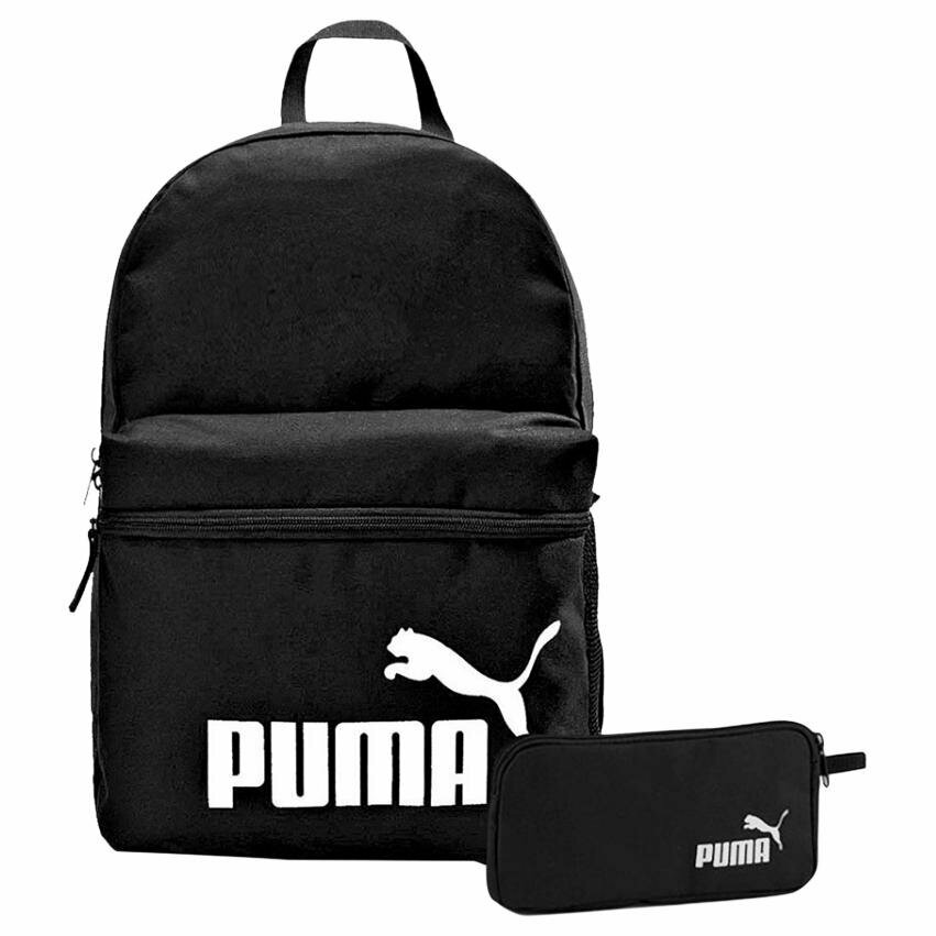 Рюкзак женский PUMA из полиэфирной ткани черного цвета