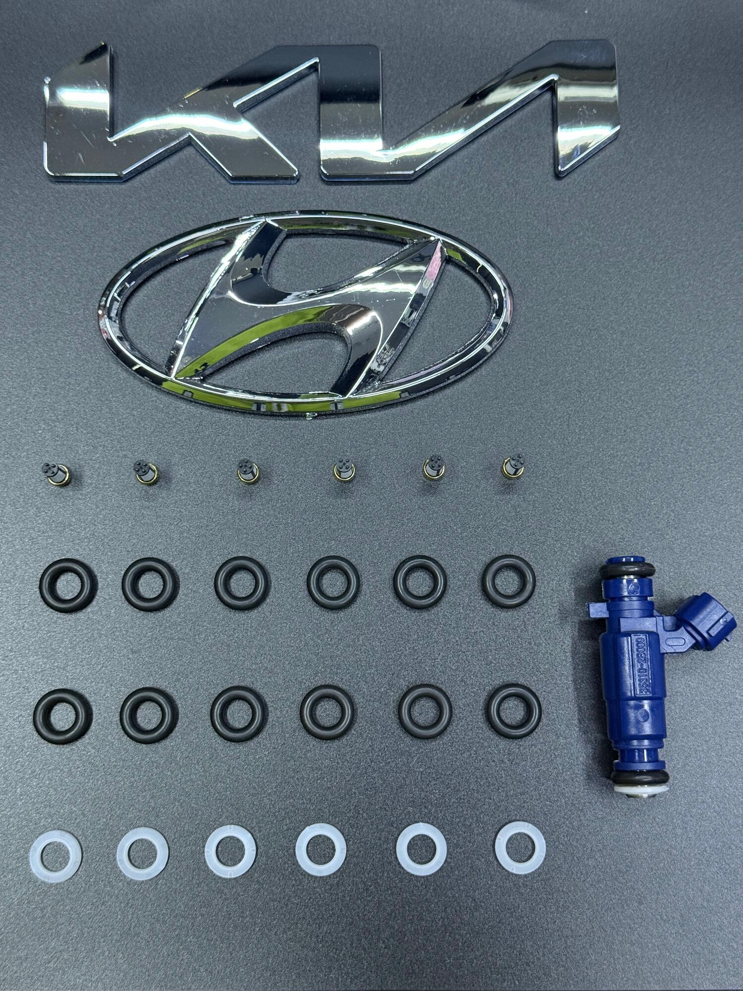 Ремкомплект форсунки. ремкомплект на 6 инжекторов для Hyundai SANTA FE G4GC