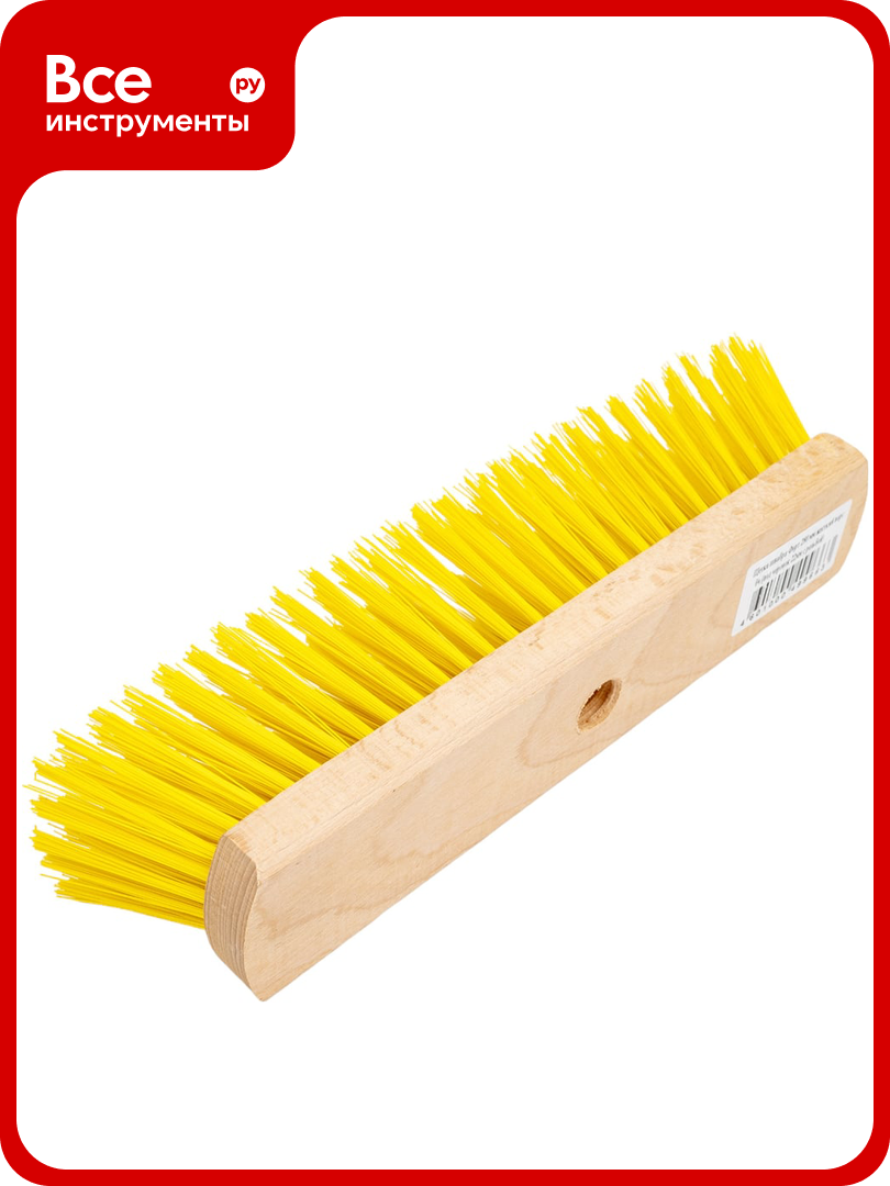 Щетка-швабра FORT Форт 280 мм жесткий ворс б/ч под черенок 22мм с резьбой