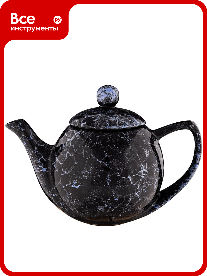 Чайник Борисовская керамика Элегант 1.2 л, вуаль 108807 для всей семьи