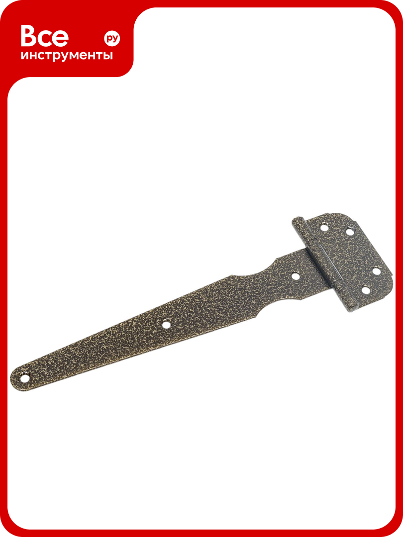 Фигурная петля-стрела Tech-Krep 250 пол. бронза - накл. 148251, из двух, двух пластин