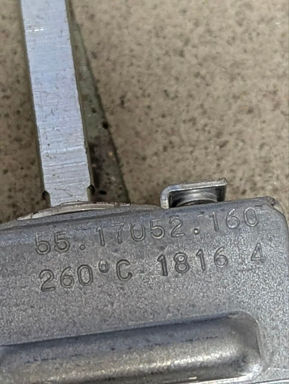 Термостат духовки GEFEST 50-260C , EGO 55.17052.160 длинный шток