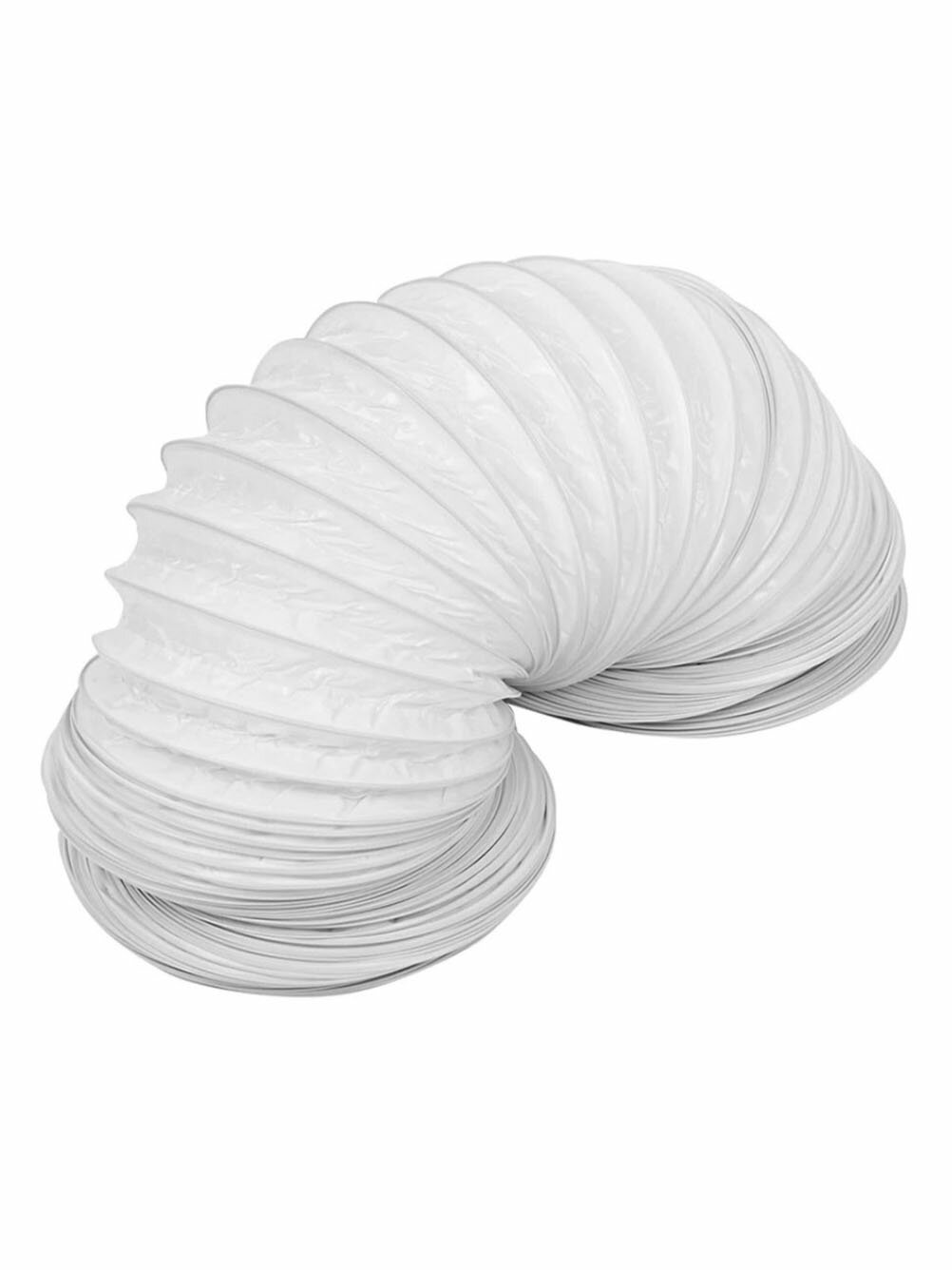 Воздуховод гибкий гофрированный армированный полимерный d100 мм 2 м