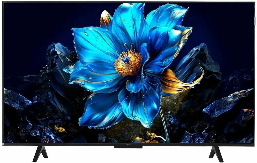 43" Телевизор TCL 43P7K-UZ QLED, 4K Ultra HD, черный, смарт ТВ, Google TV