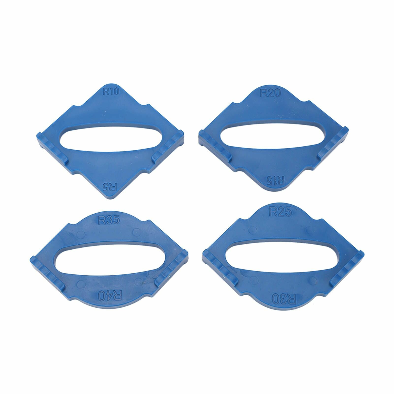 4 шт, шаблон для фрезерования радиуса R5 R10 R15 R20 R25 R30 R35 R40, шаблон для фрезерования радиуса с закругленными углами