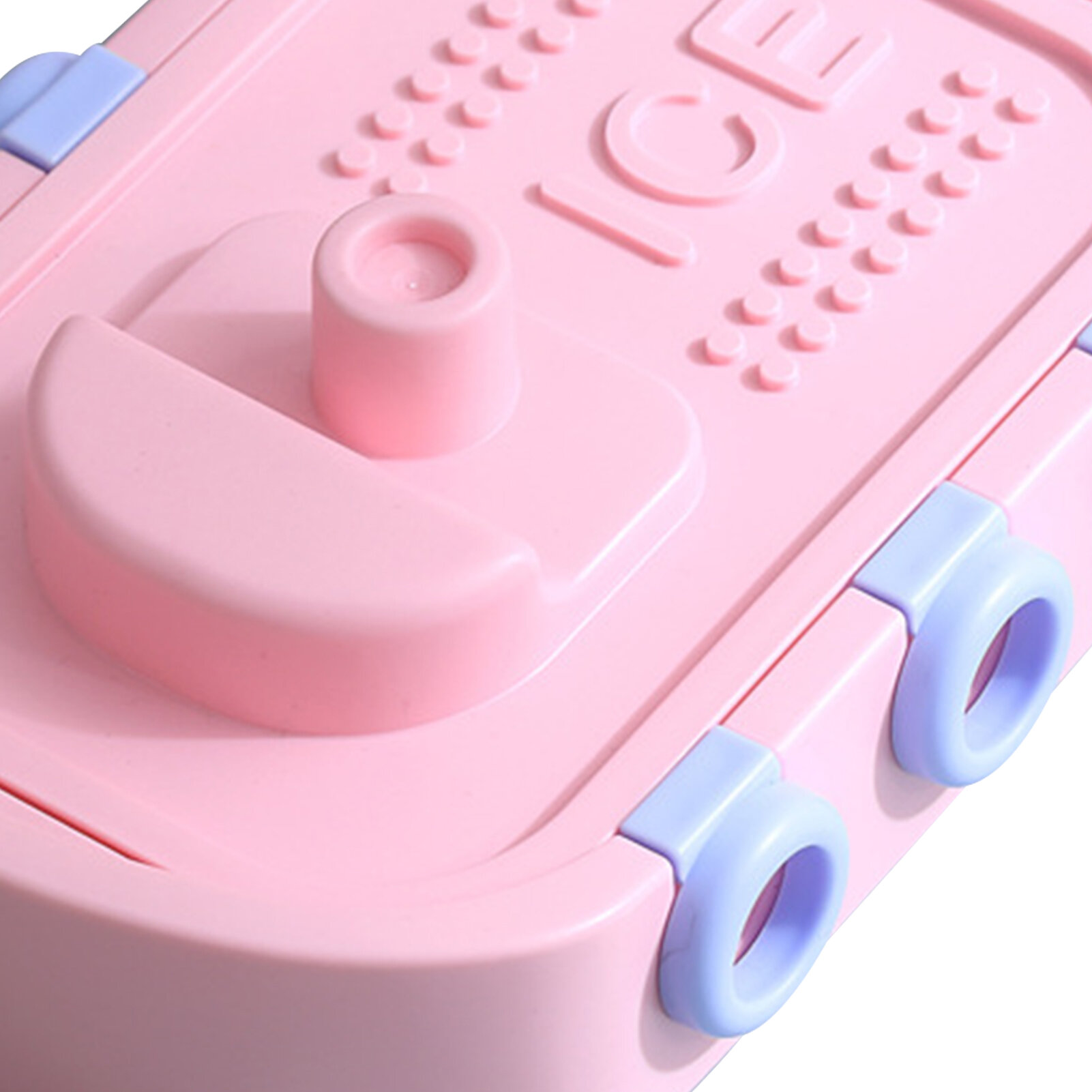 Форма для льда, многоразовый лоток для льдогенератора, дизайн животного, пищевой силикон для домашней кухни, розовый