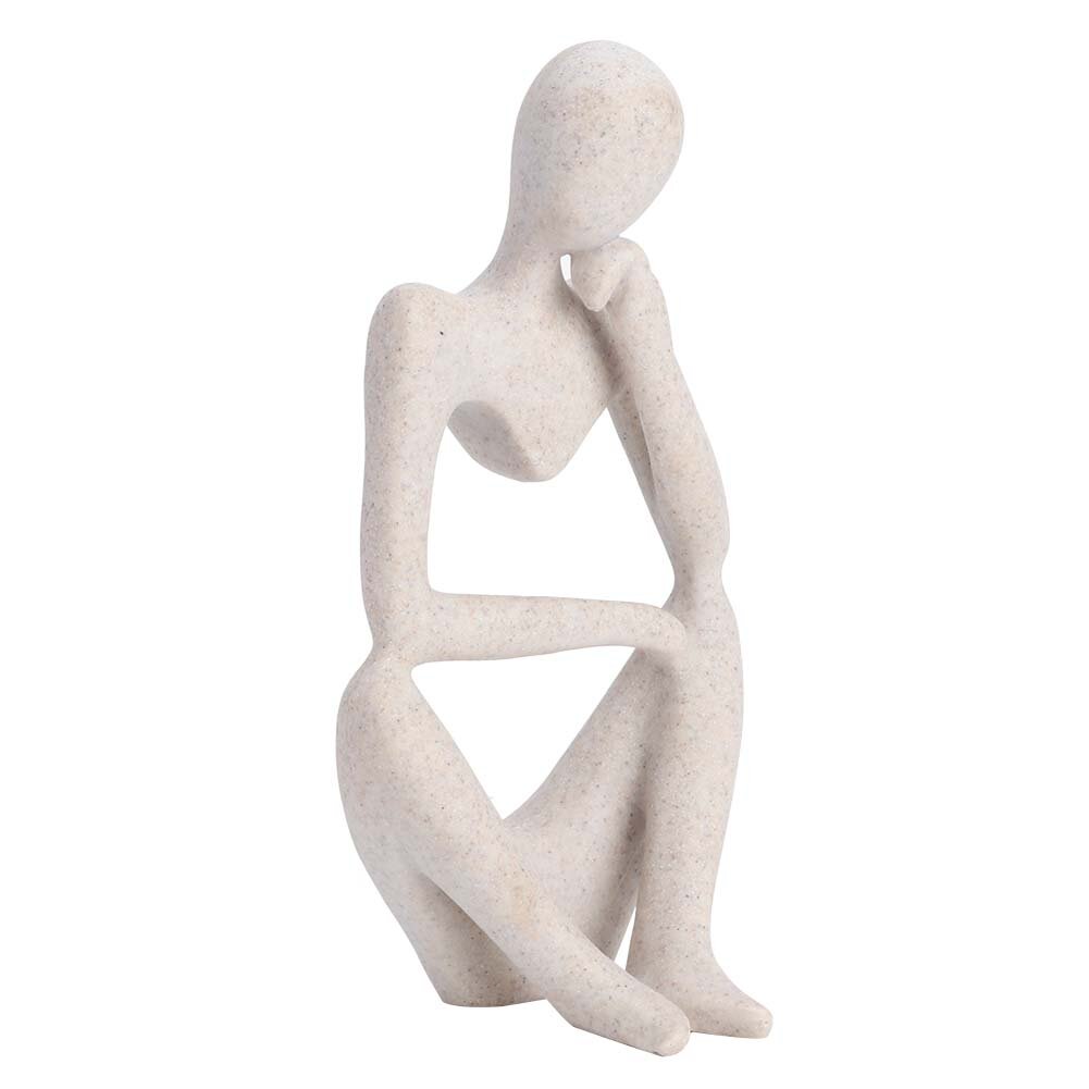 Мыслящая фигура, модель, орнамент, изысканные статуэтки из смолы ручной работы, подарок для рукоделия, украшение для дома