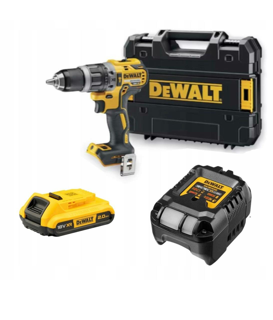 Аккумуляторная ударная дрель-шуруповерт DeWalt DCD796D1