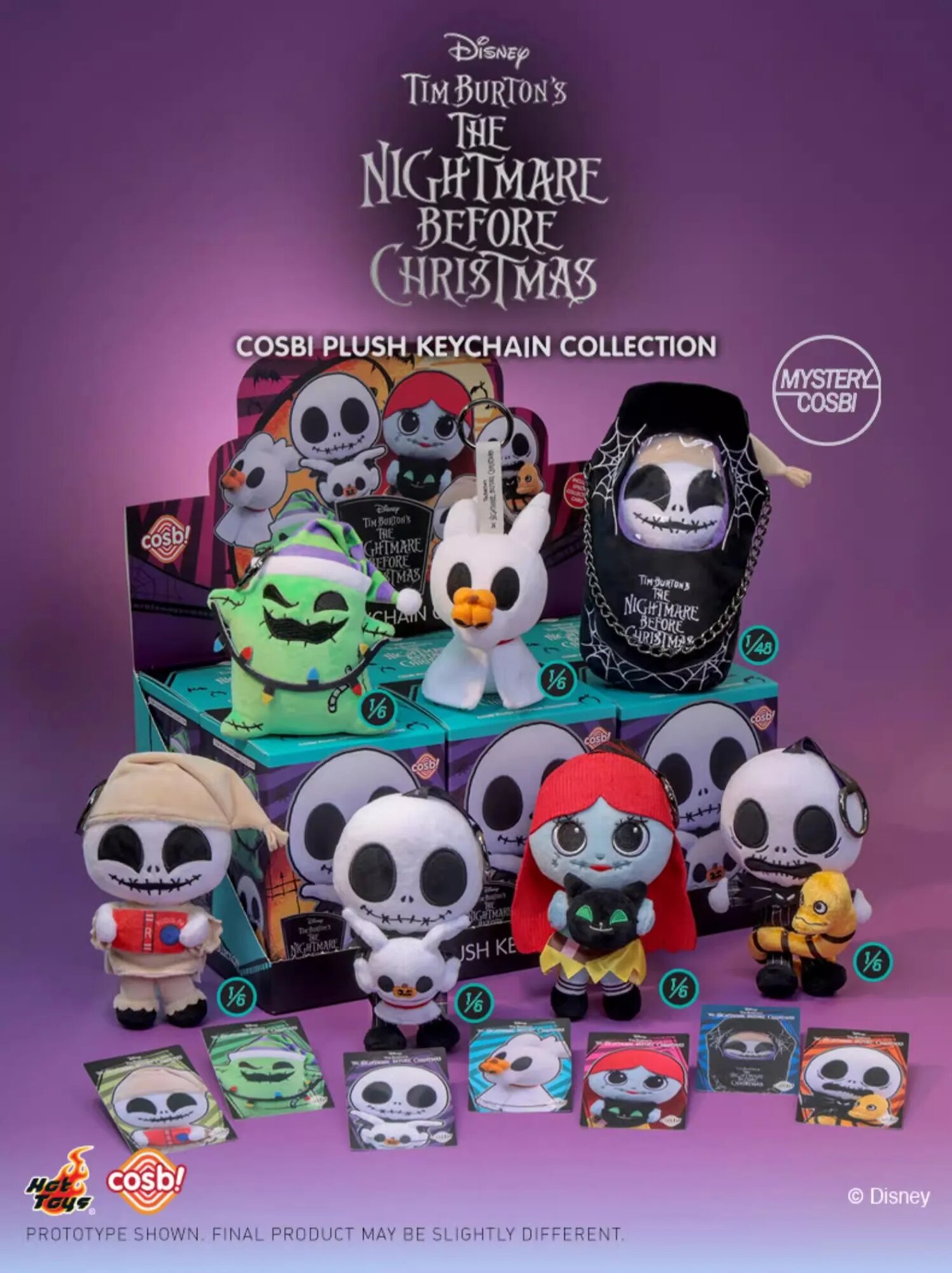 Hot Toys Кошмар перед Рождеством фигурка a set of 6pcs