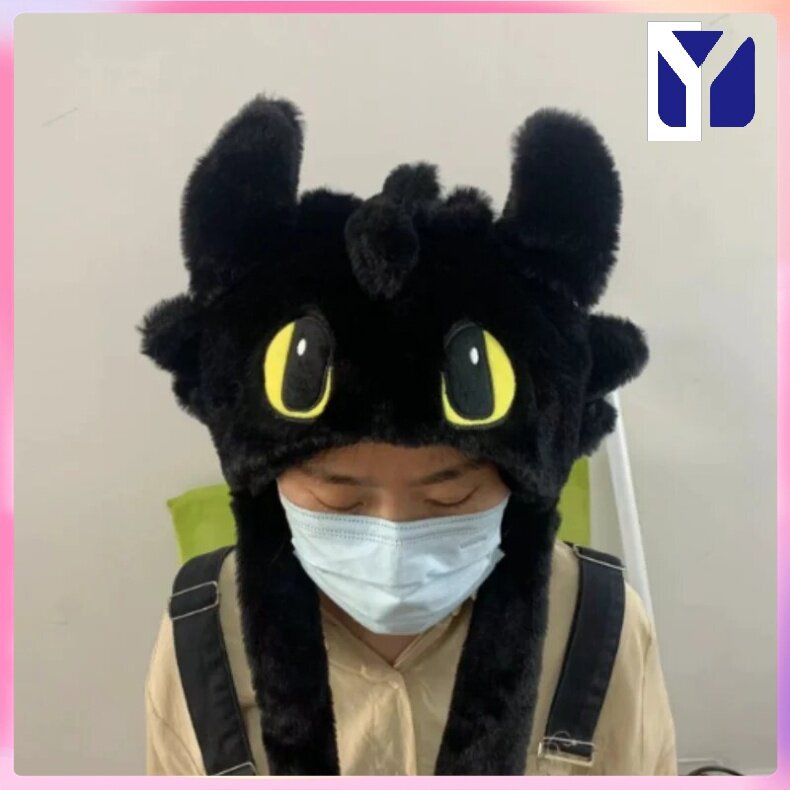 Мягкая игрушка ушанка Беззубик MINISO, плюшевая, унисекс, для объятий и декора
