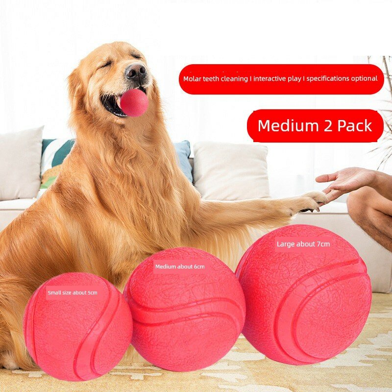 Мяч-игрушка для собак, устойчивый к укусам, для чистки зубов, для щенков, золотистых ретриверов, собак породы тедди,