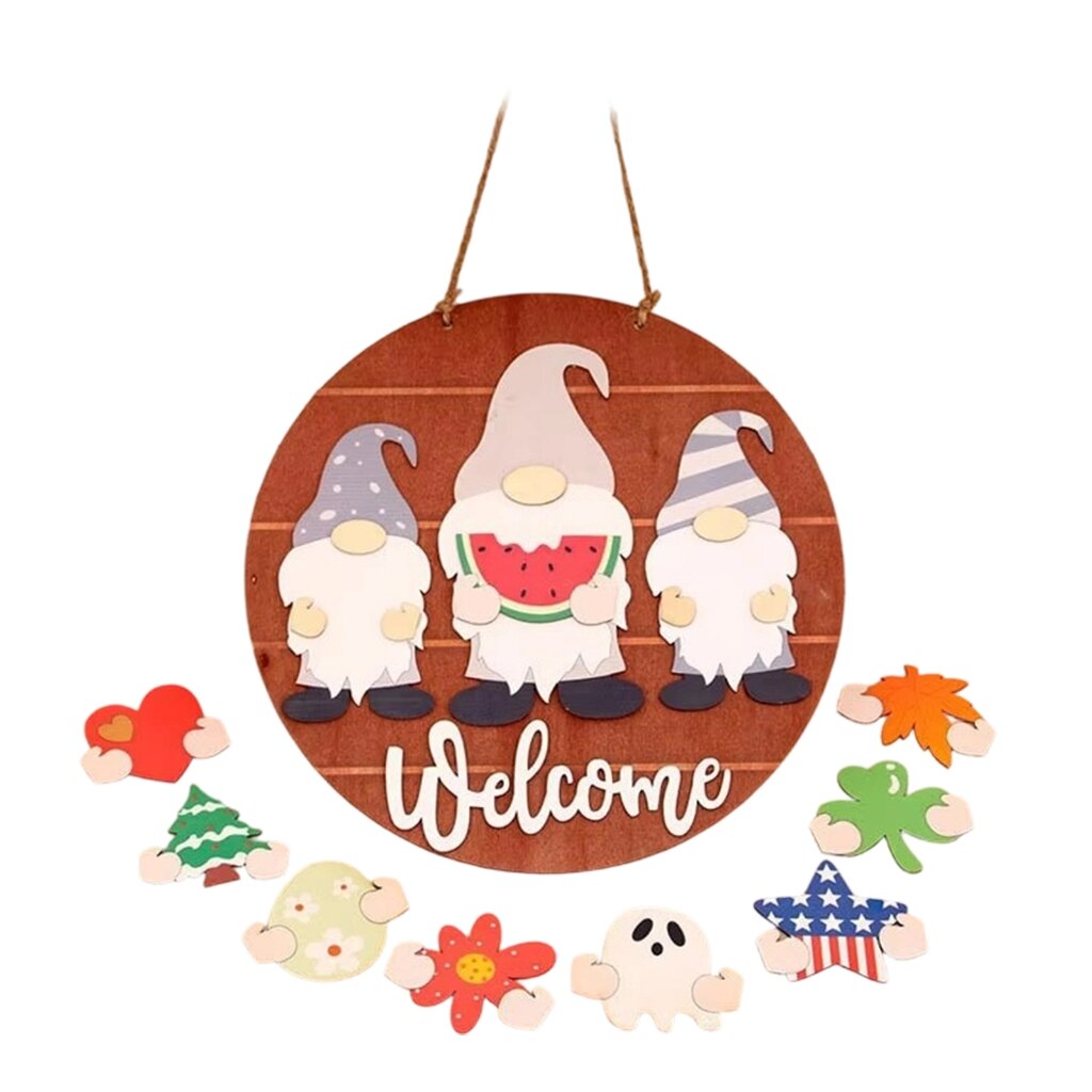 Деревянный Рождественский Приветственный Знак, Настенный Подвесной Орнамент Для Каминных Полок Входной Двери