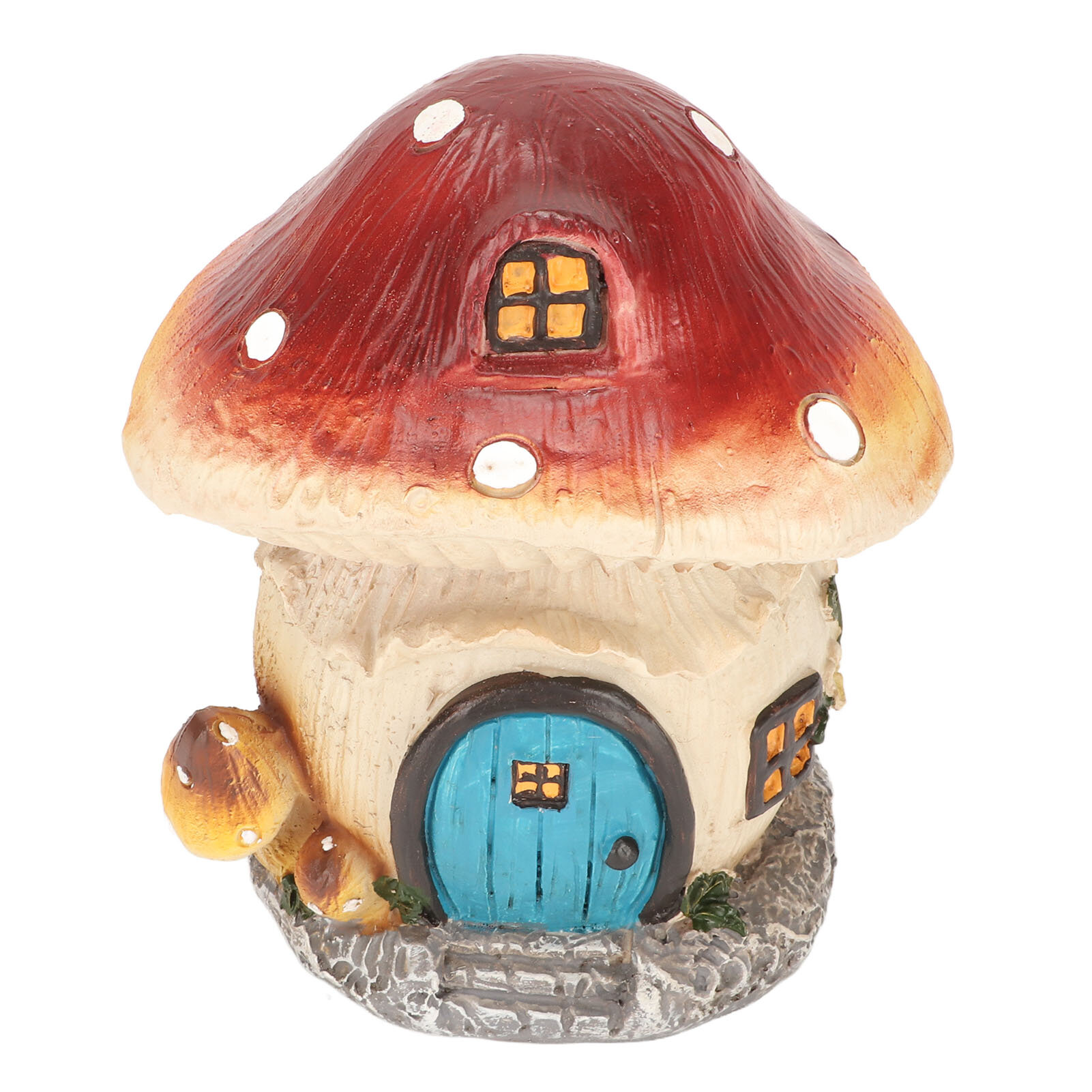 Декоративный домик в форме гриба из водонепроницаемой смолы. Изысканные украшения в виде грибов для сада.
