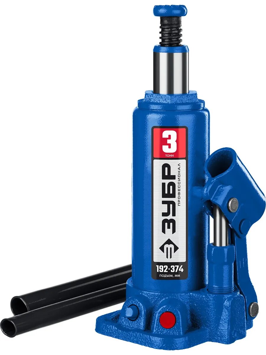 3 т, 192 - 374 мм, бутылочный гидравлический домкрат, Профе