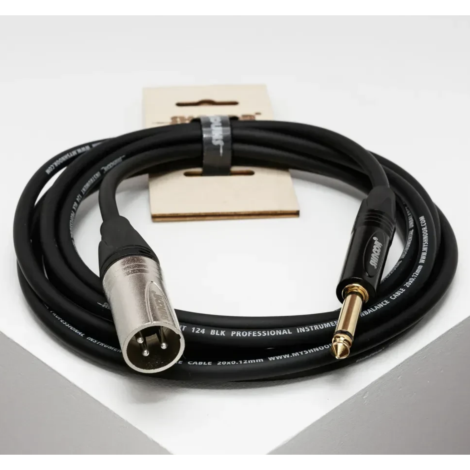 Кабель аудио 1xJack - 1xXLR Shnoor IC124-XMJM 6.0m