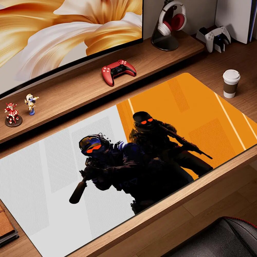 Игровой коврик для мыши Counter Strike XXL 700x300mm, черный