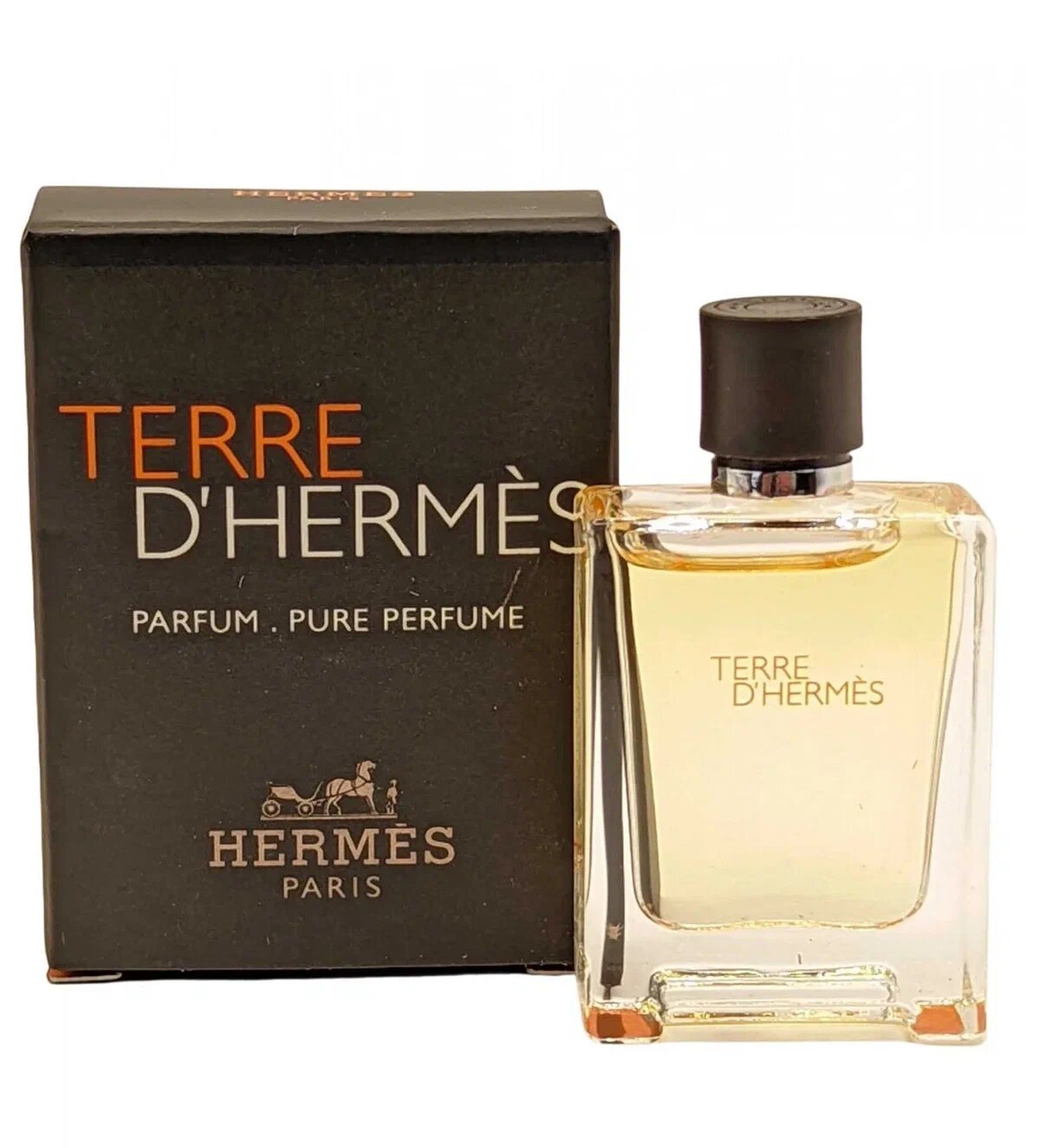 Духи мужские HERMES Terre D'Hermes Parfum Pour Homme, Миниатюра 5 мл. Древесно-пряные