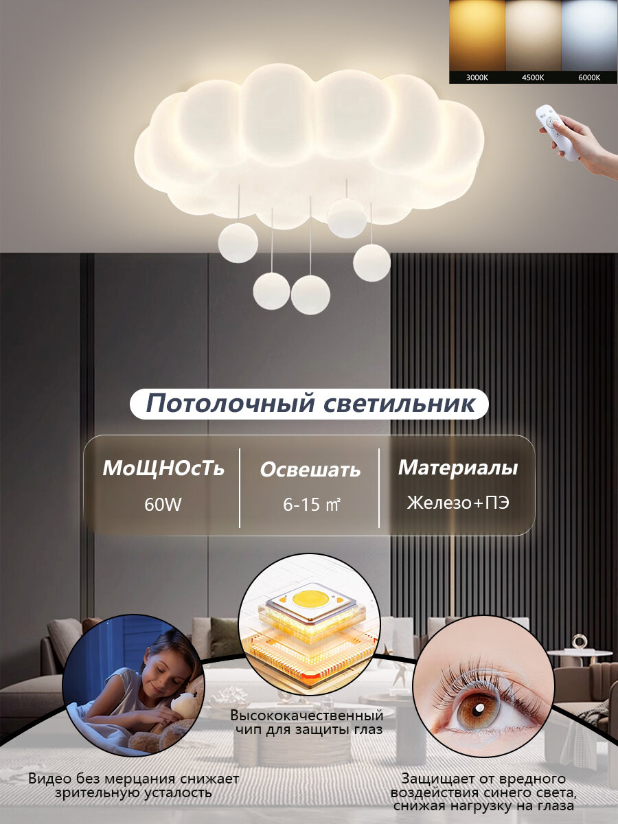 Подходящие для спален и гостиных светодиодные потолочные светильники JC Lighting
