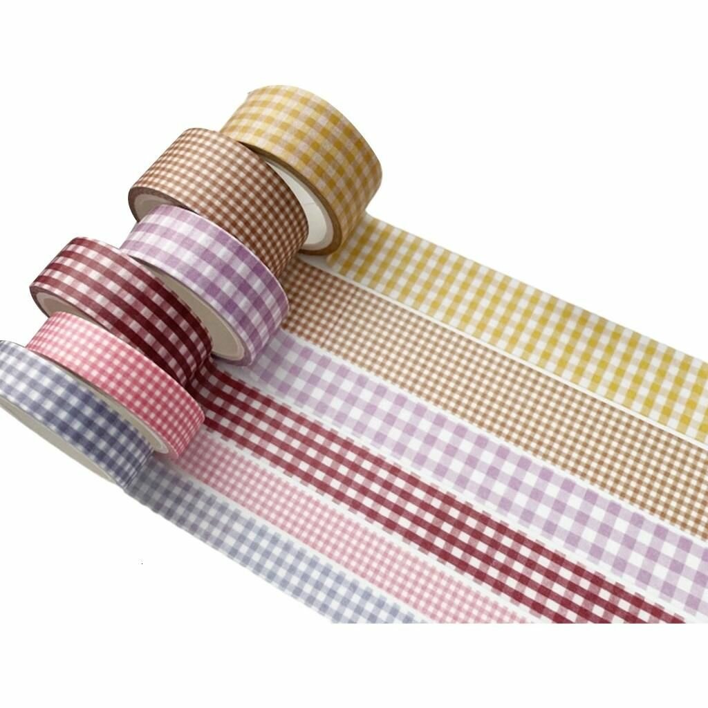 Лента (1 коробка из 6 рулонов) простая сетчатая лента для ручного счета материал для украшения ручного счета-базовая сетка