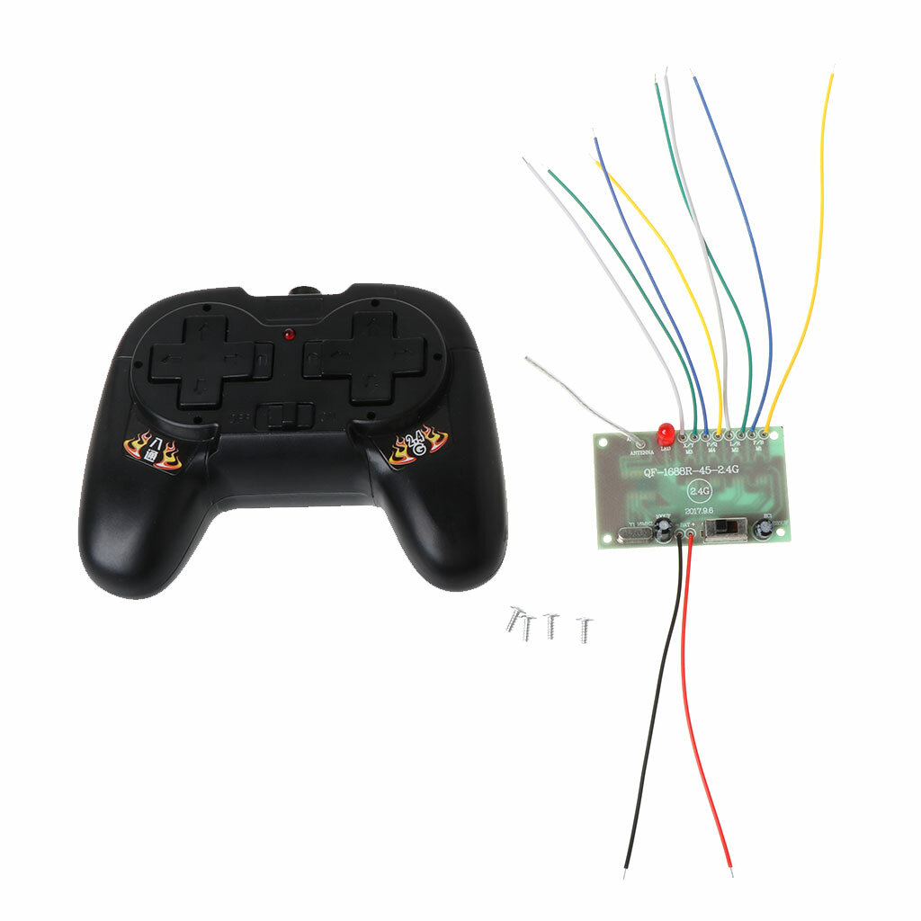 Аксессуары для 8-канального пульта дистанционного управления 2.4G с приемной платой-черный