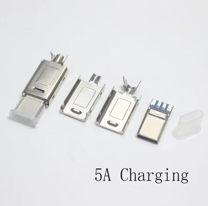 Комплект разъемов USB Type-C EClyxun 1set, 5A Charging