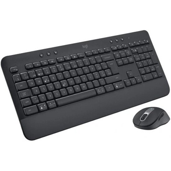 Клавиатура и мышь Logitech MK650 COMBO FOR BUSINESS, беспроводные BT/Radio, графитовый/черный (920-011013)
