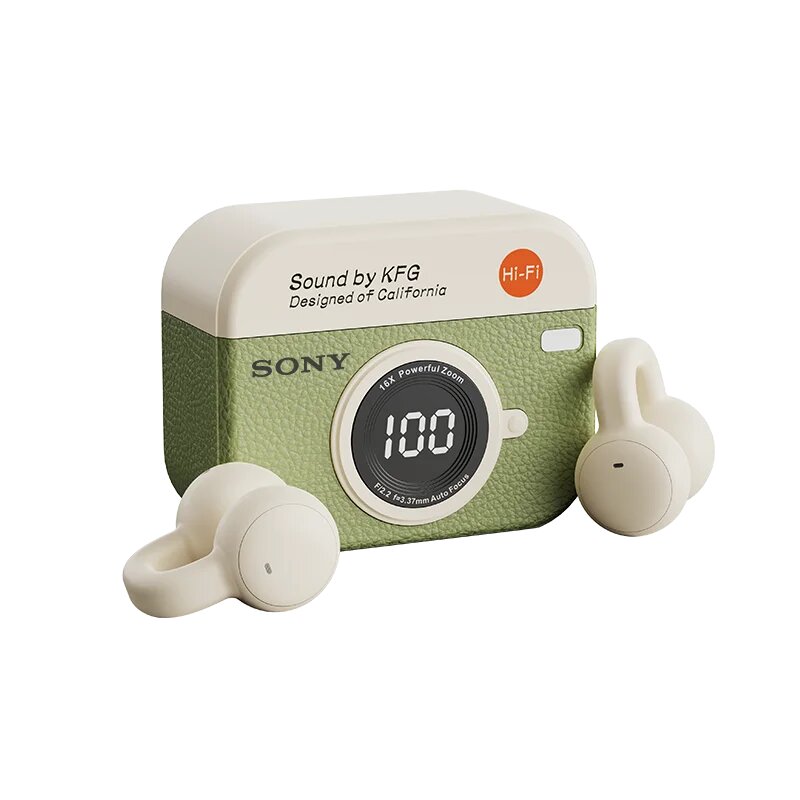 SONY OWS Беспроводные наушники с открытым ухом зеленый