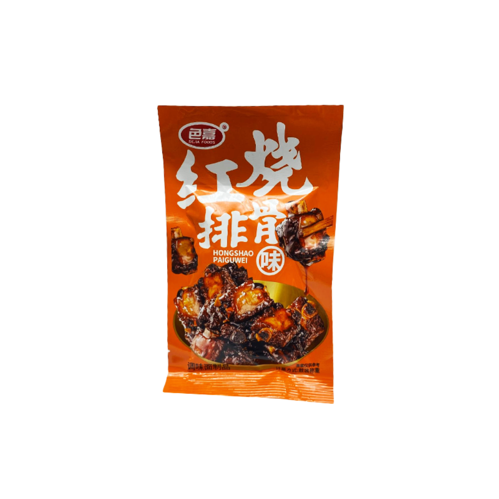 Хрустящий соевый снек со вкусом сочной свиной грудинки 20 г, Китай