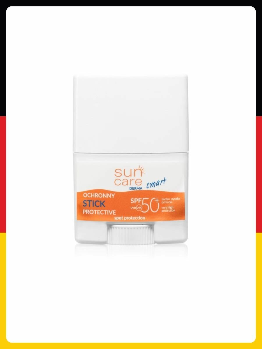 Средство солнцезащитное FlosLek Laboratorium Sun Care Derma Protective Stick Sunscreen Stick for the face and sensitive areas SPF 50, 20 г