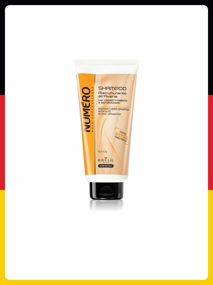 Шампунь для волос Brelil Professional Restructuring Shampoo restructuring shampoo, 300 мл