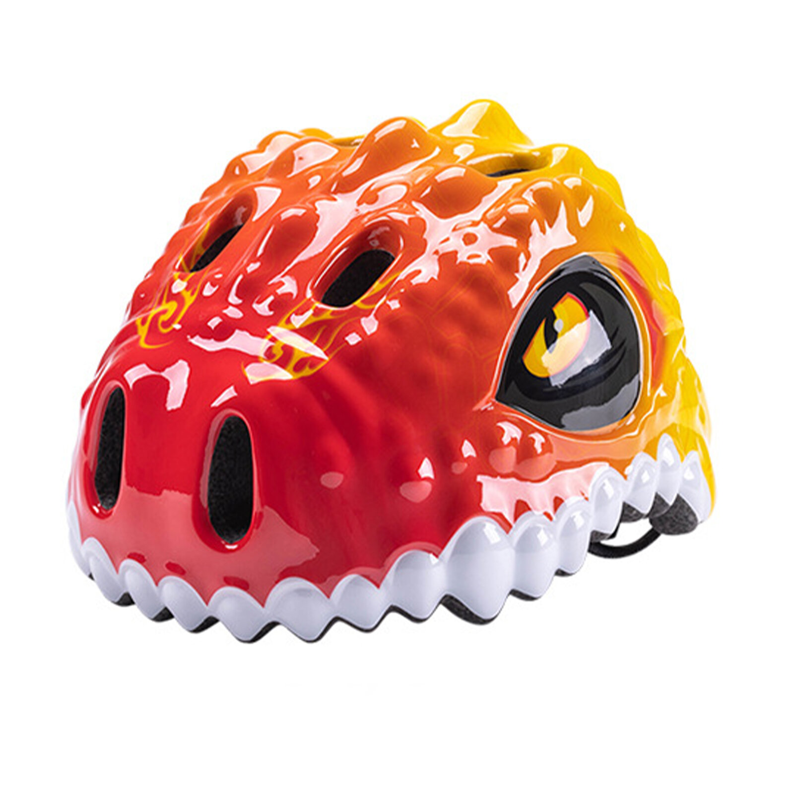 Детский велосипедный шлем для малышей, регулируемый шлем с динозавром, дышащий шлем для катания на коньках для мальчиков и девочек