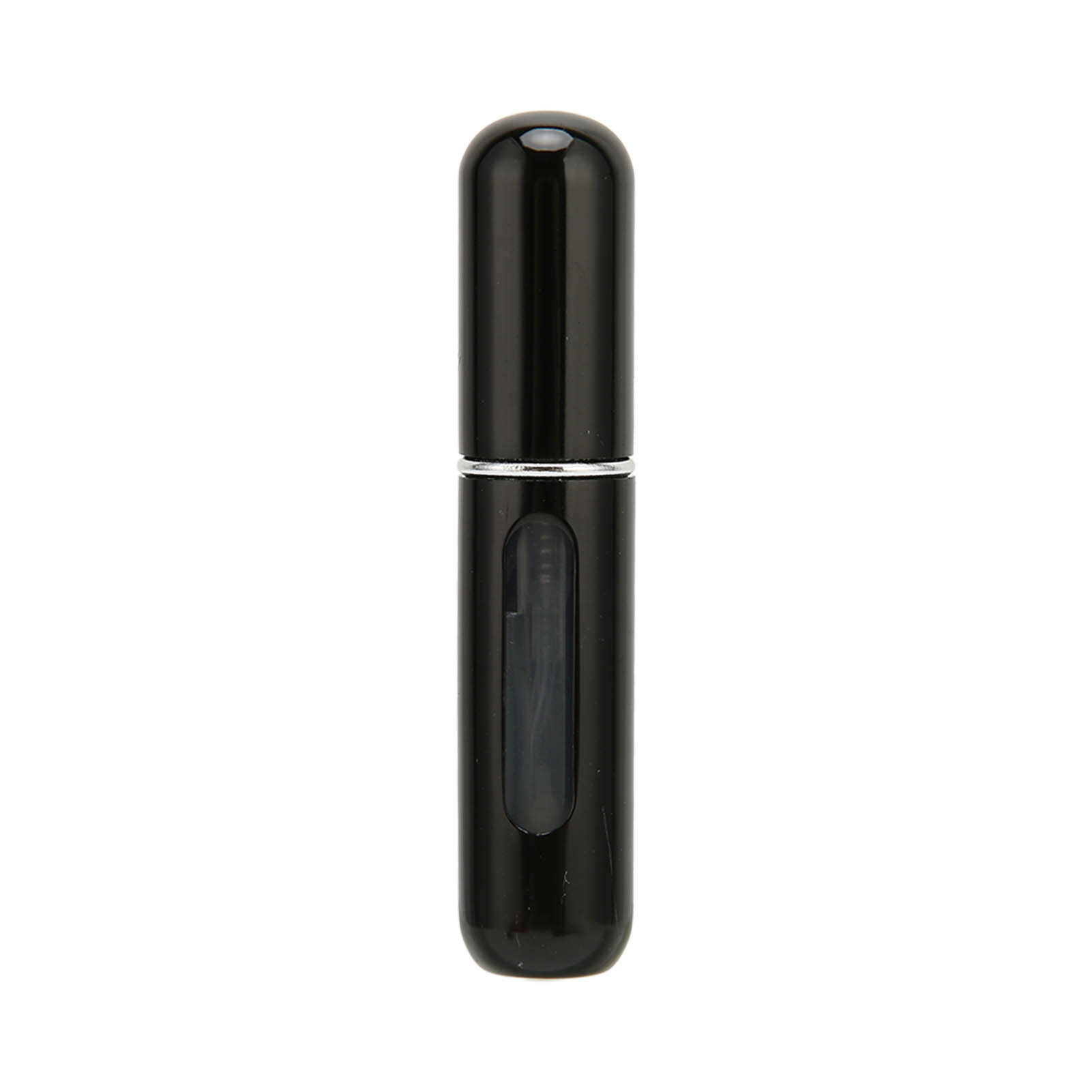 Refillable Perfume Atomizer Visible Portable Leakproof Mini Empty Spray Bottle for Travel Outgoing 5mlBlack