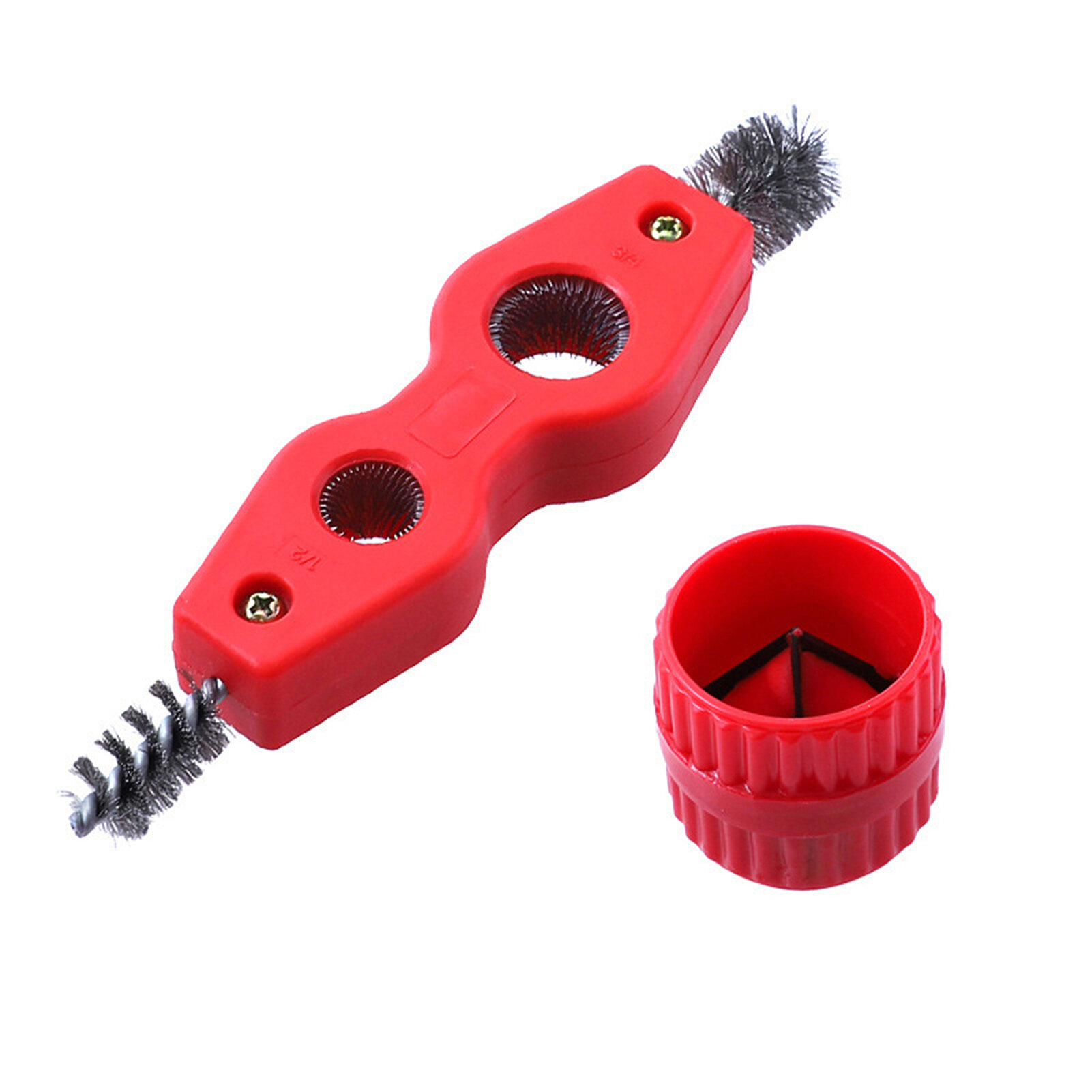 4-в-1 Медные трубы очиститель труб и смягчитель полировки трубки трубки Внутренний / внешний развернутый разверток для PVC PPR медные латуниные алюминиевые трубы