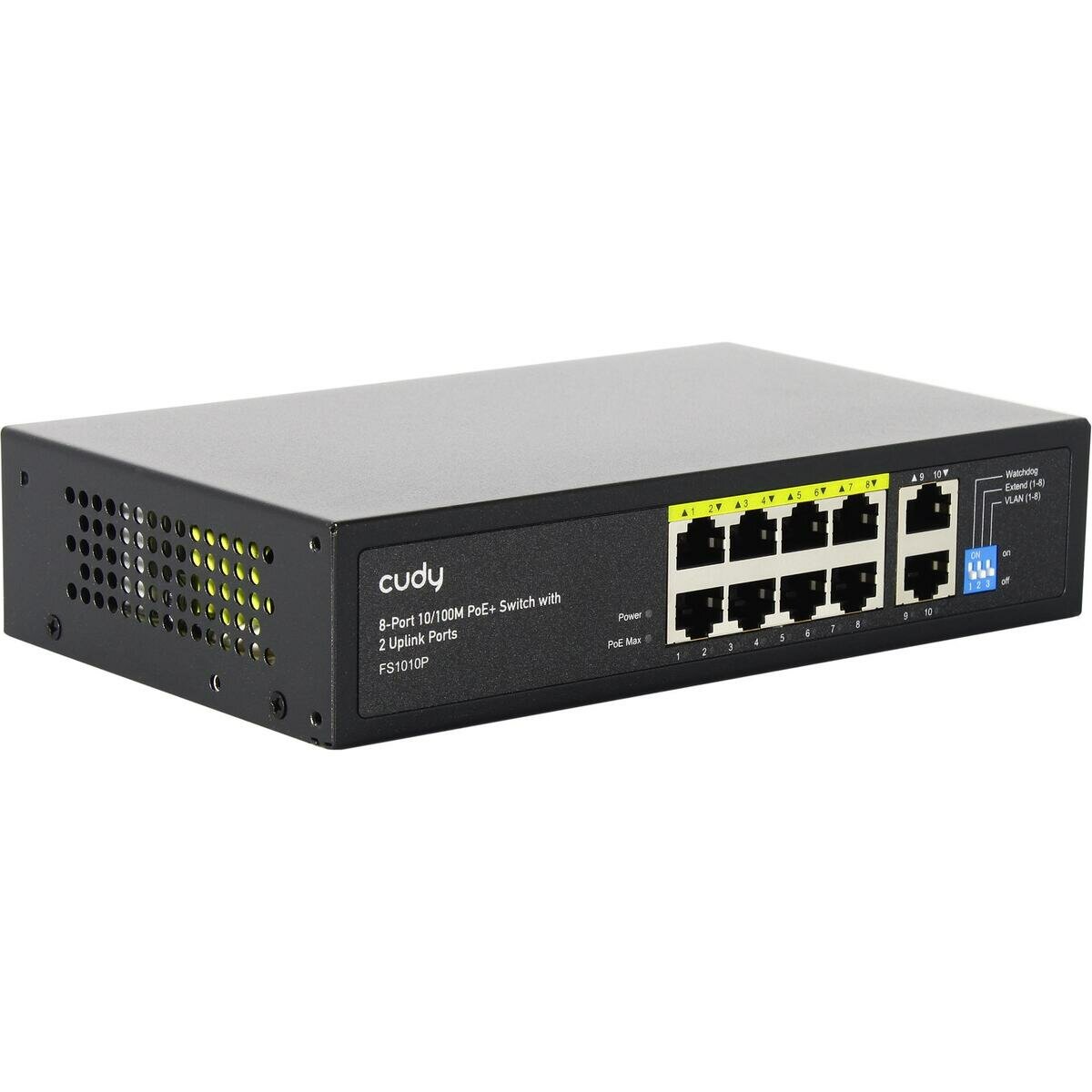 CUDY 8-Port PoE+ Switch (8UTP 100Mbps PoE + 2UTP 100Mbps)